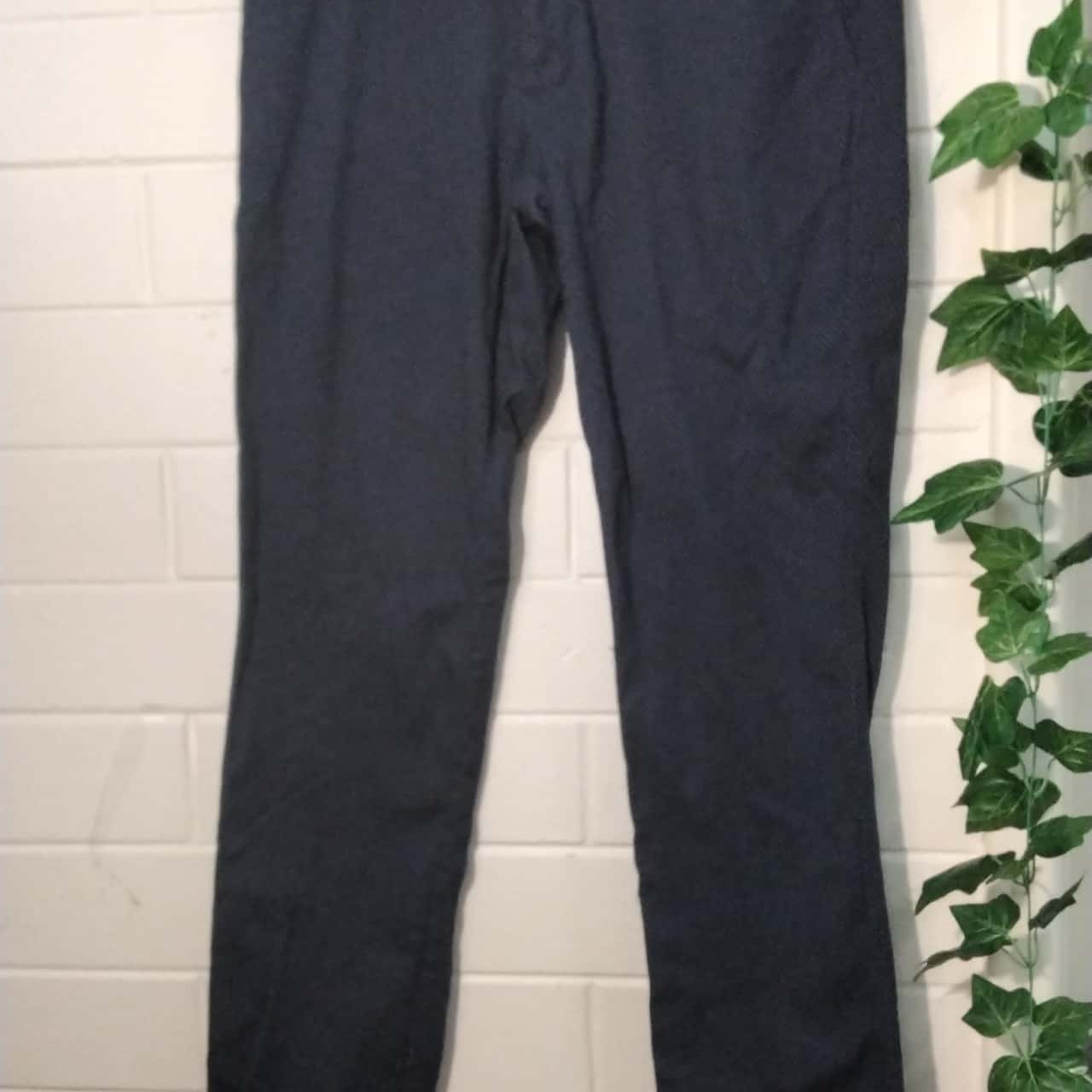 Pierre Cardin Mens Size 32 Dress Navy Blue/Pattern Pants(s)