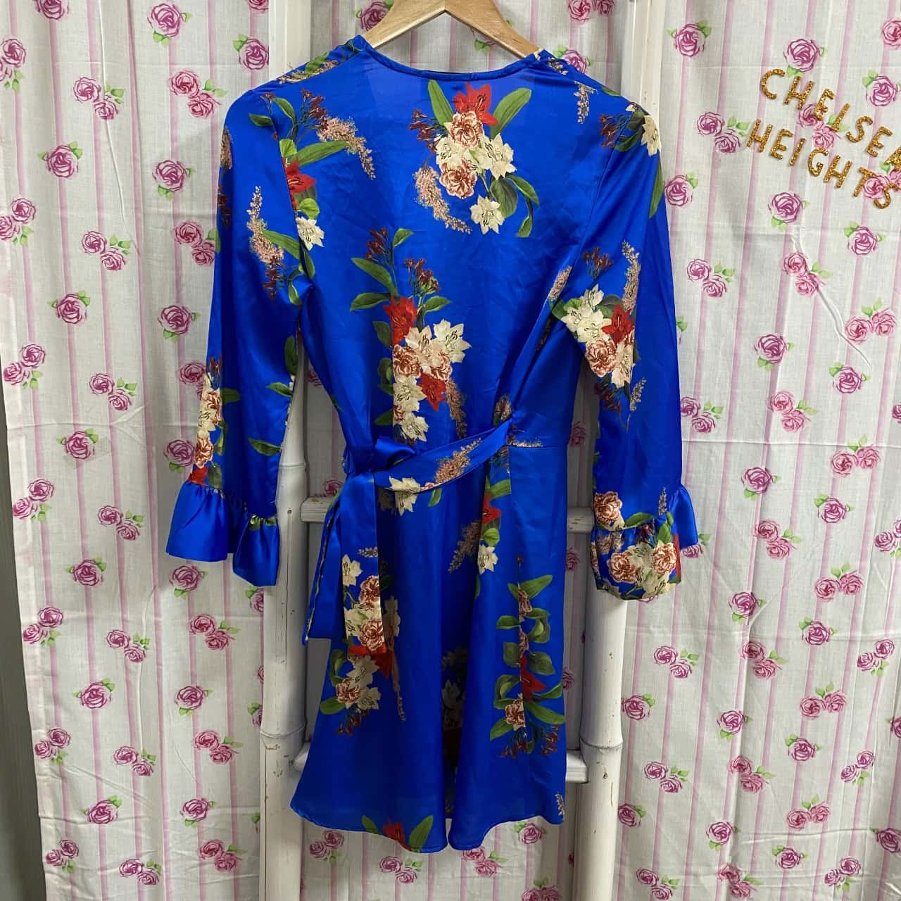 Sheike Womens Size 6 Wrap Mini Dress Floral