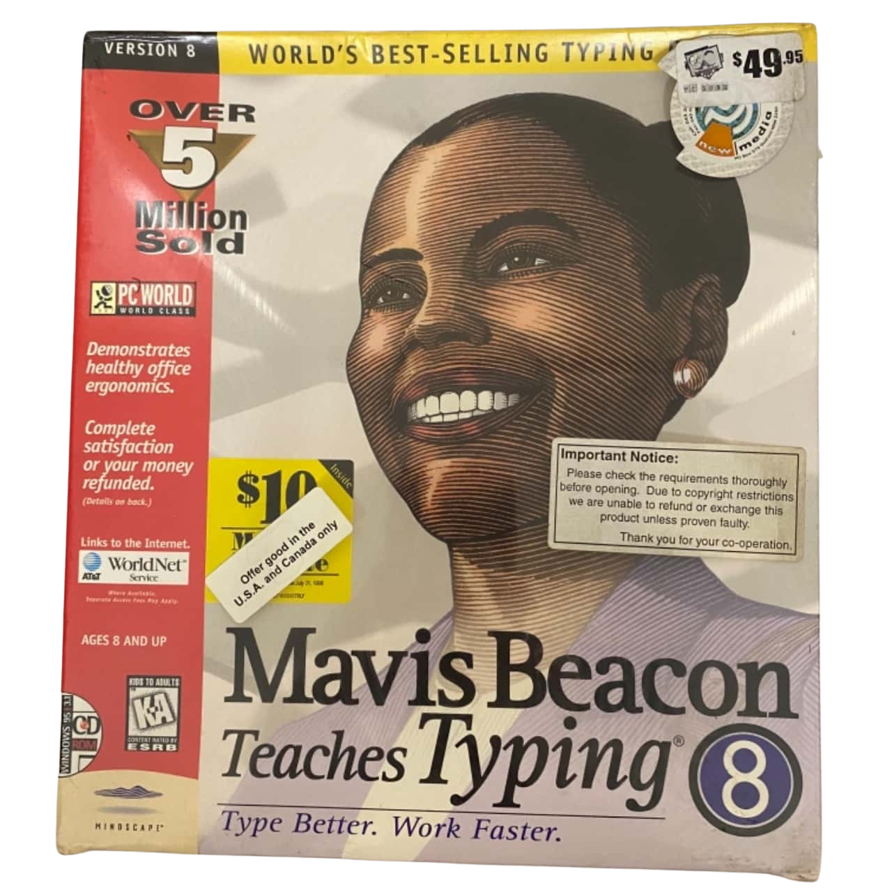 SEALED Mavis Beacon Teaches Typing PC Game