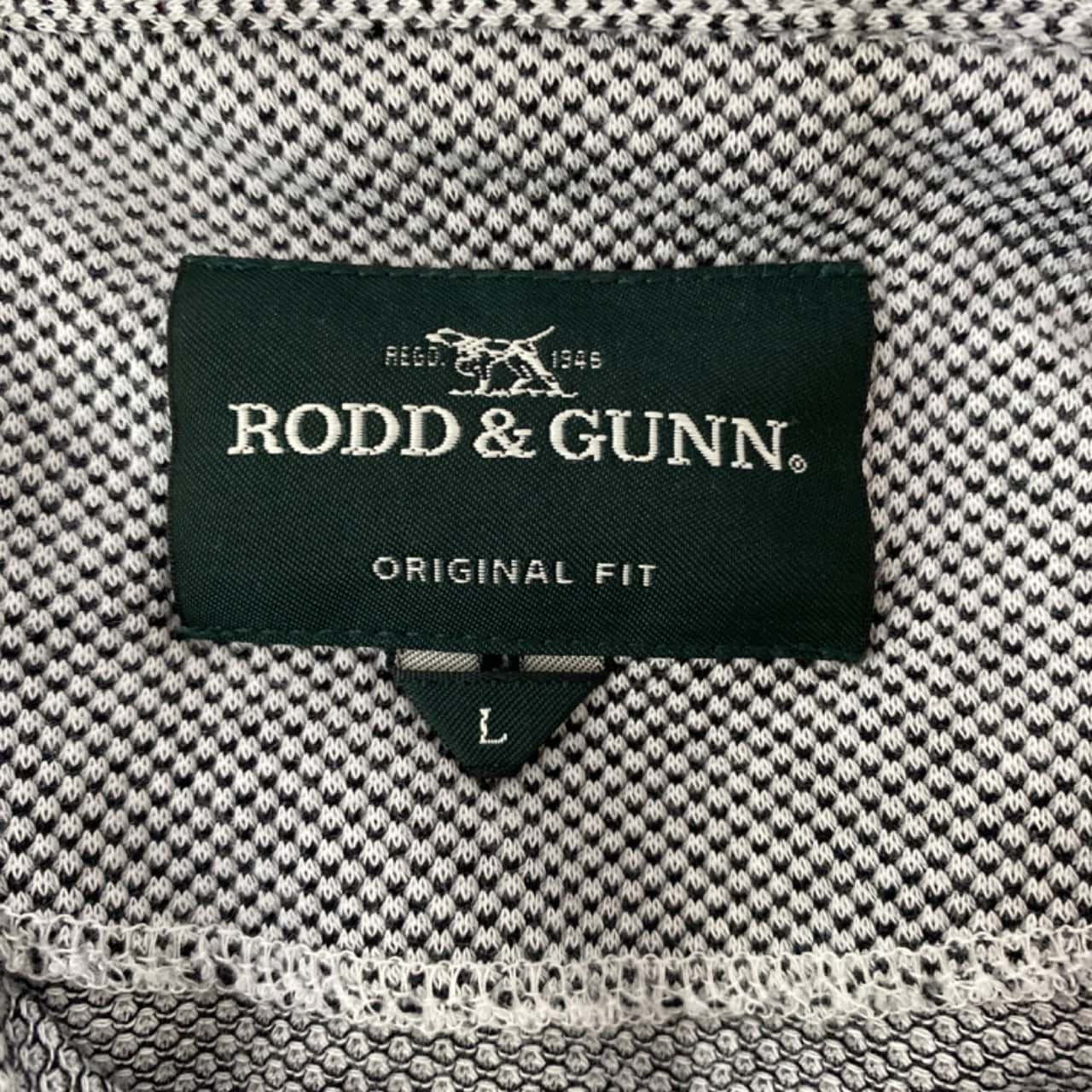 Rodd & Gunn Mens Black / White Polo T Shirt (s)