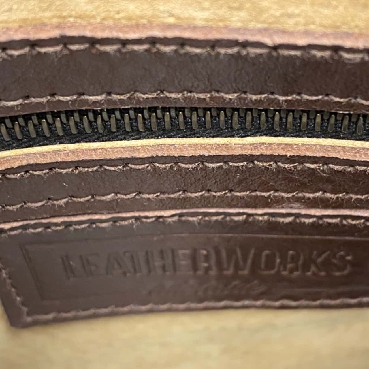 Tote Brown leather by( LEATHER WORKS ADELAIDE )(s)