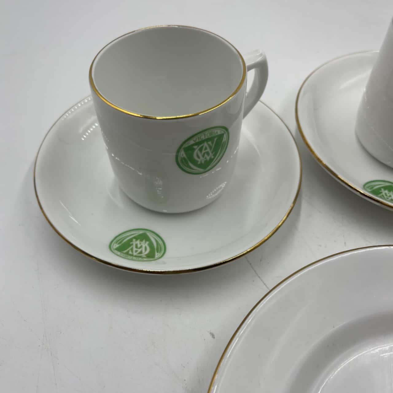 CWA Country Woman’s Association Victoria 3 x teacup and saucer set and ...