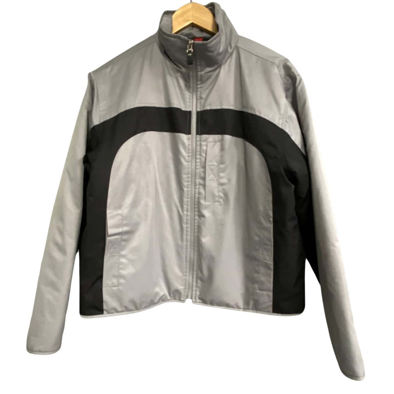 New Balance Womens Size 12 Front Zipper Black / Grey (s)