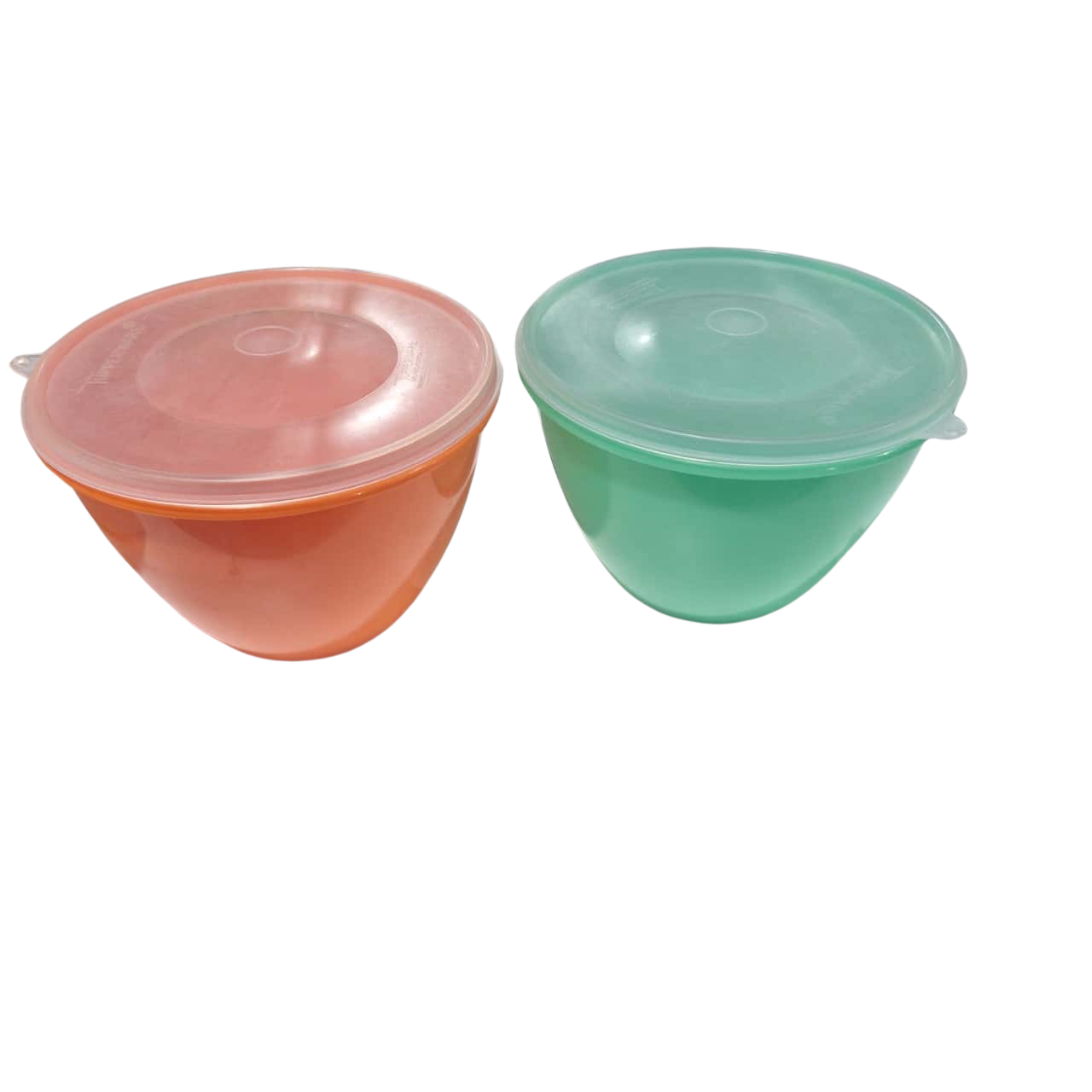 Tupperware Vintage rare orange + green lettuce keeper
