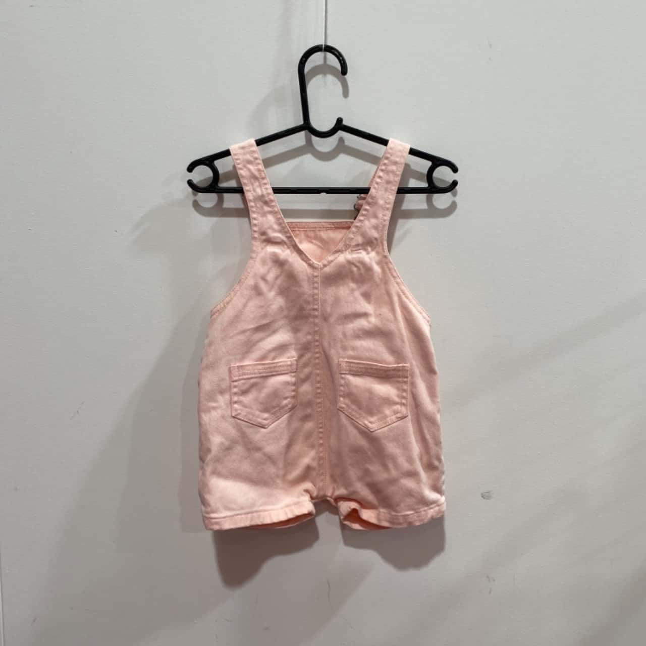 Seed Heritage Baby Pink Overalls Size 00