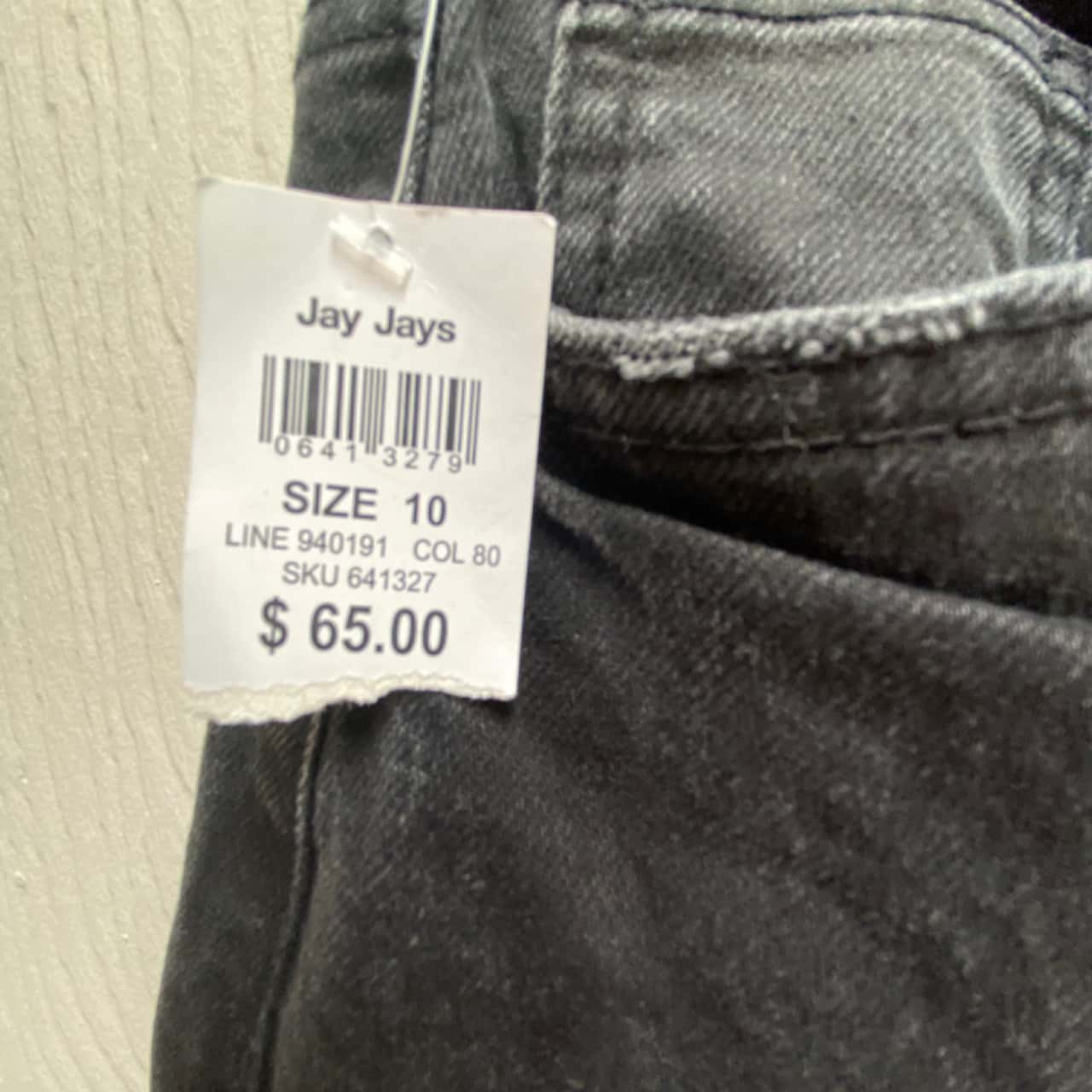 Jay Jays Womens Size 10 Wide Leg Pants Black