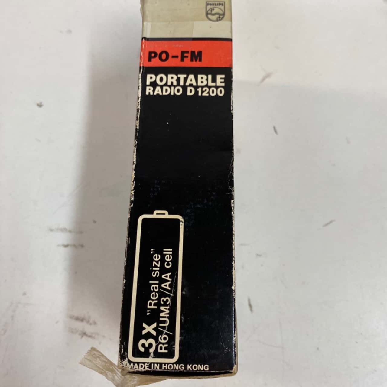 Philips MW-FM Portable Radio D 1200 - Black