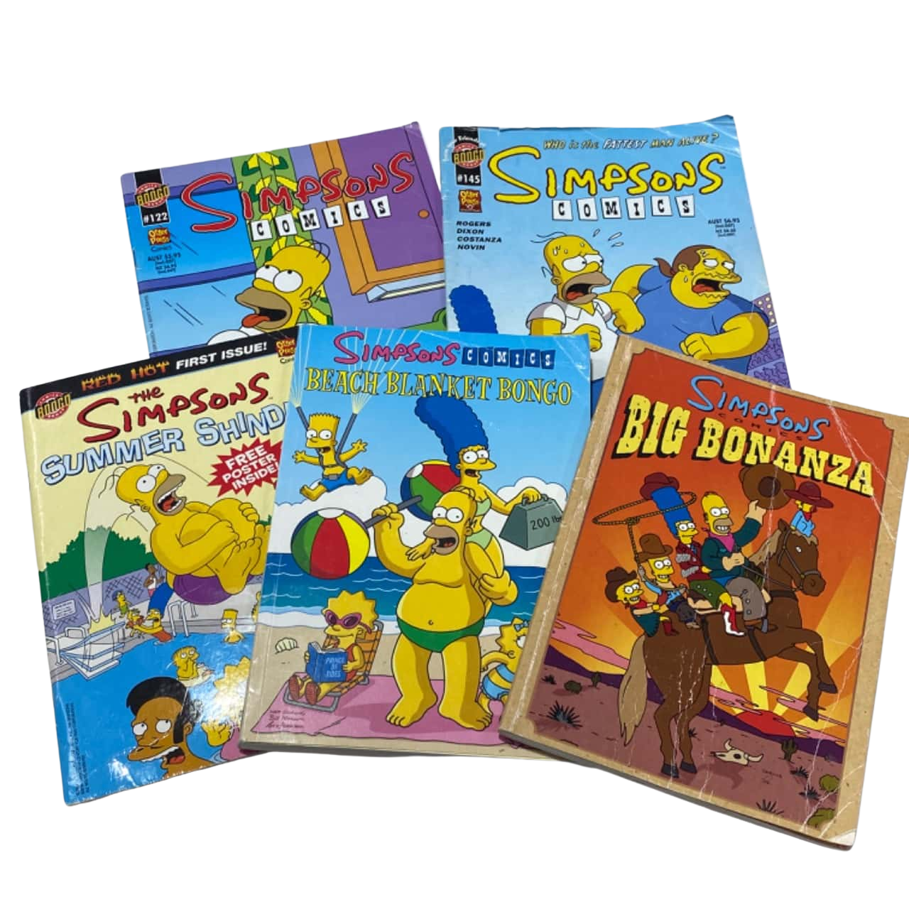 5 Simpsons Comics / Graphic Novels(s)