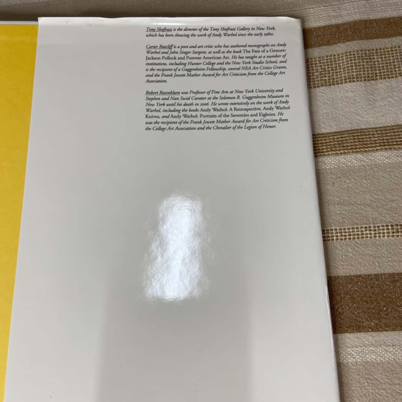 Andy Warhol Portraits Book edited by Tony Shafrazi, 2007(s)