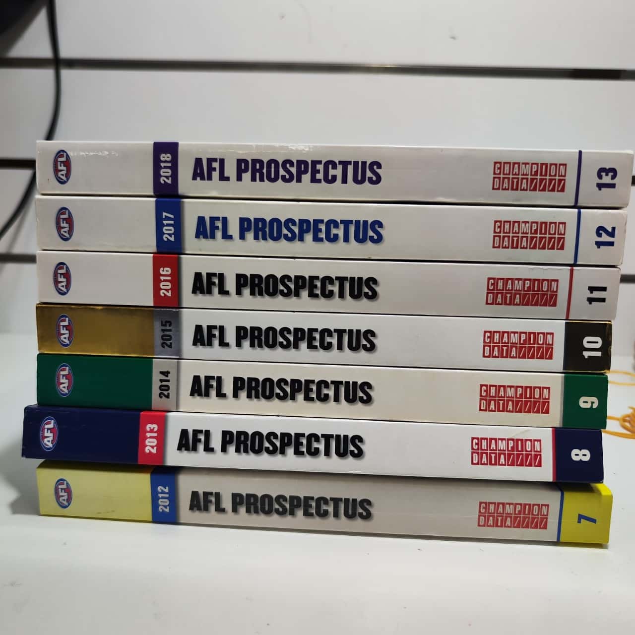 7x AFL Prospectus Books