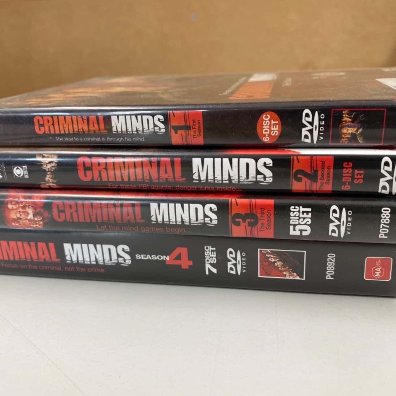 Criminal Minds seasons 1-4 DVDs(s)