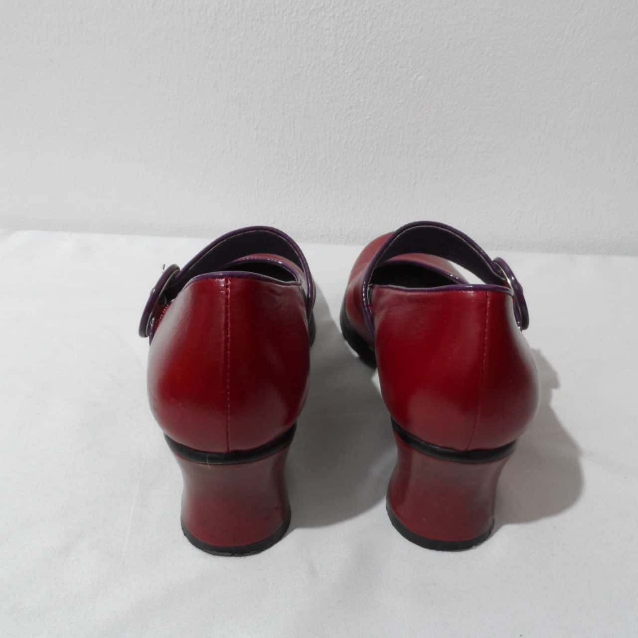 Minki 'Vicky' Red Mary Jane Heels(s)