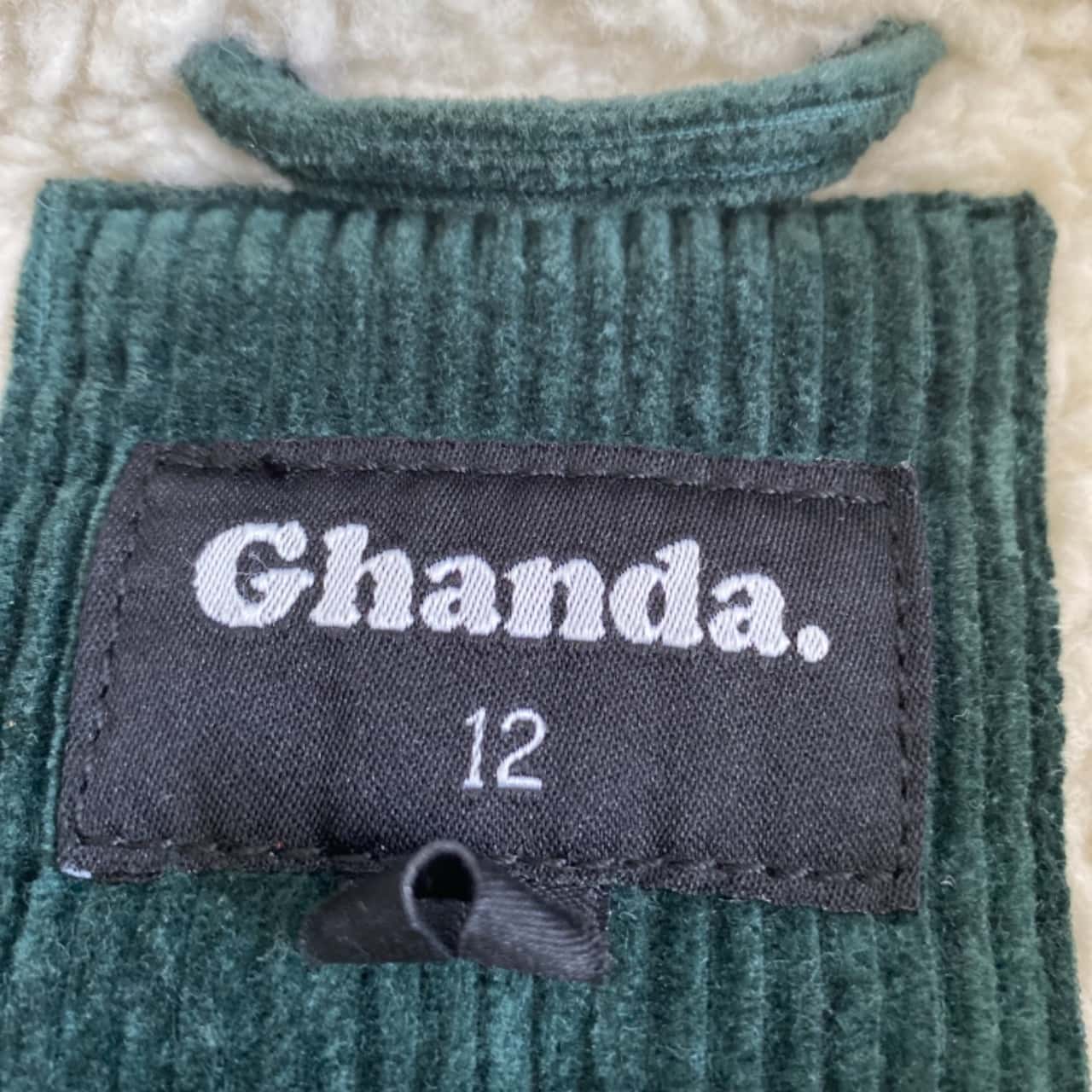 Ghanda - Women's Size 12 Bomber Jacket- Green (s)
