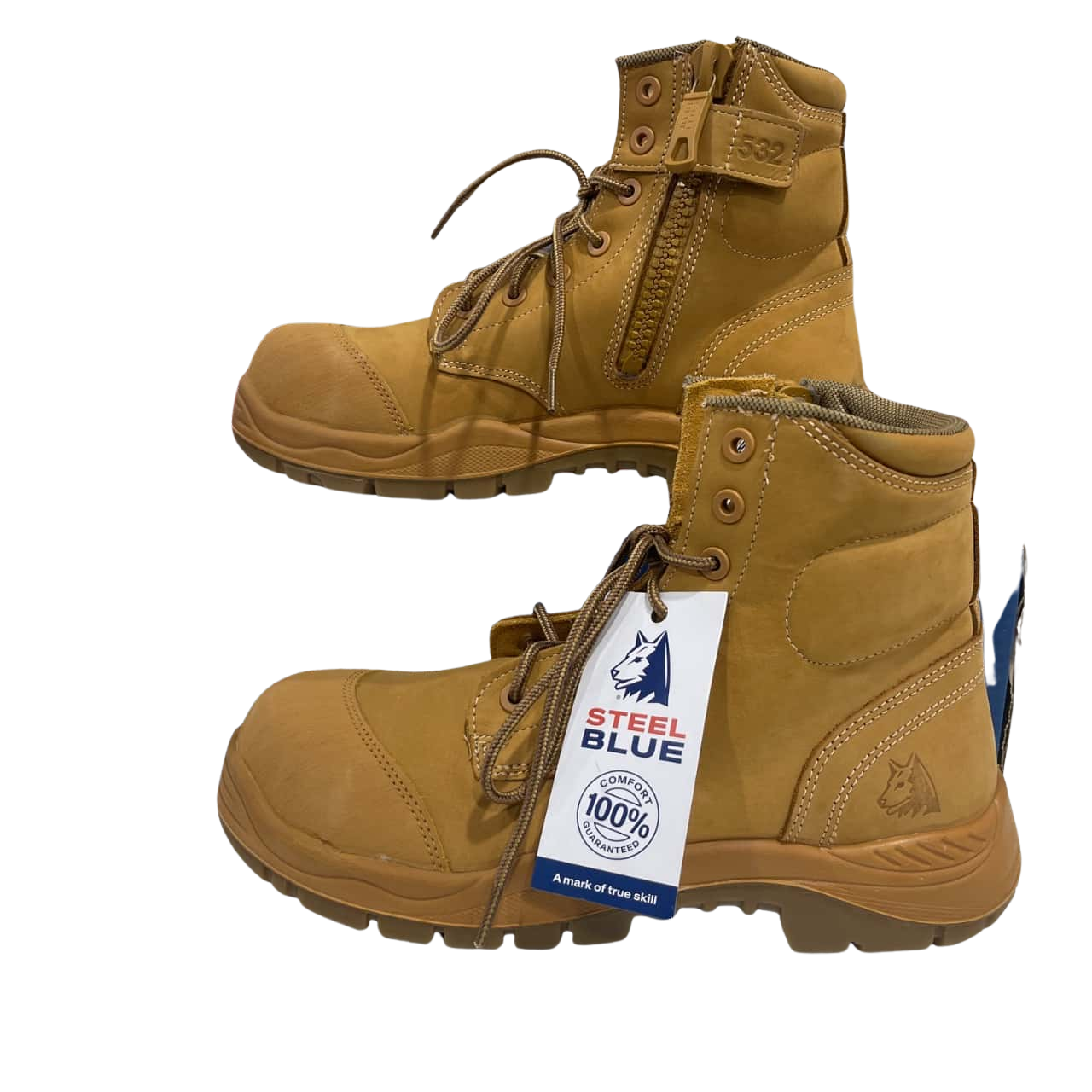 Steel Blue Argyle Work Boots in Wheat Size 9 / 43 (s)