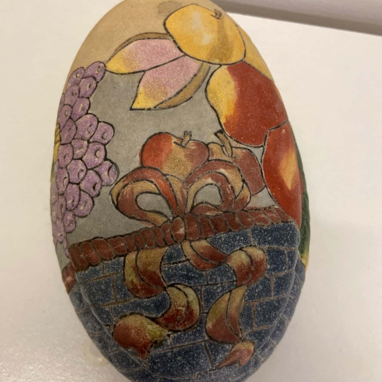 Kiln Art Vintage Pottery trinket bowl with lid