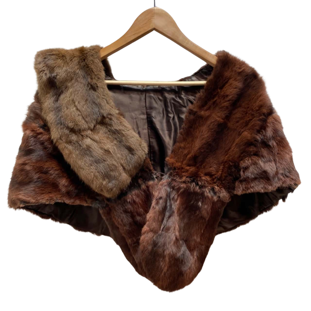 Womens Unbranded Brown Fur Wrap(s)