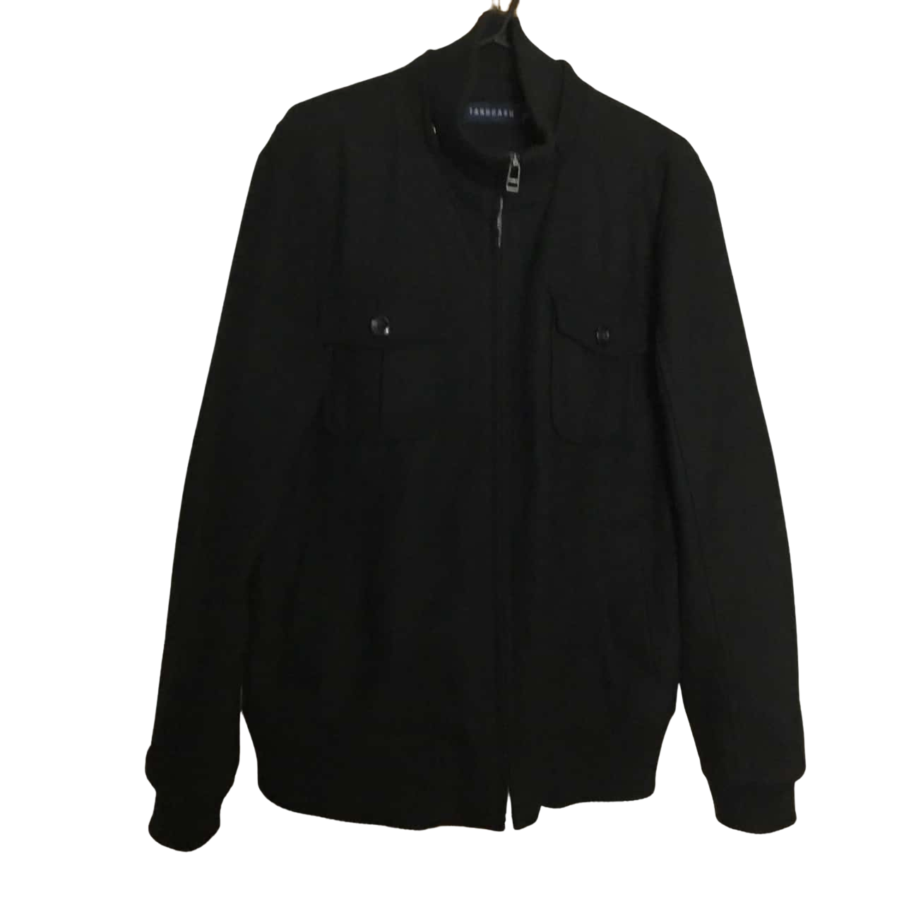 Tarocash Black Wool Blend Coat Size L