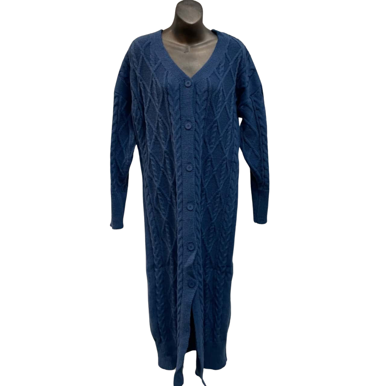 Miracle Womens Size S/M Long Sleeve Blue (s)