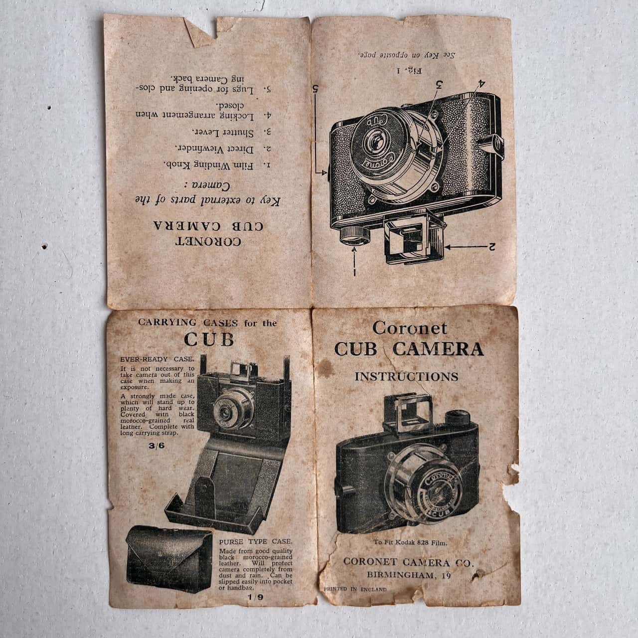 Vintage Coronet Cub Camera (s)