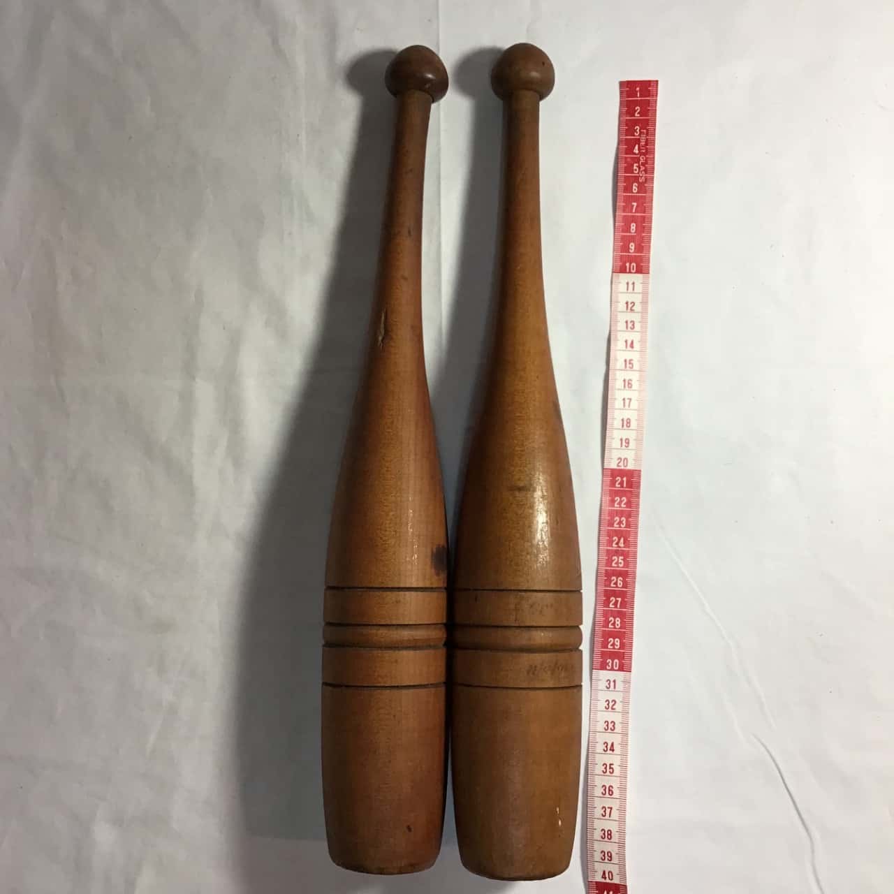 Vintage Wooden Indian Clubs 1920s