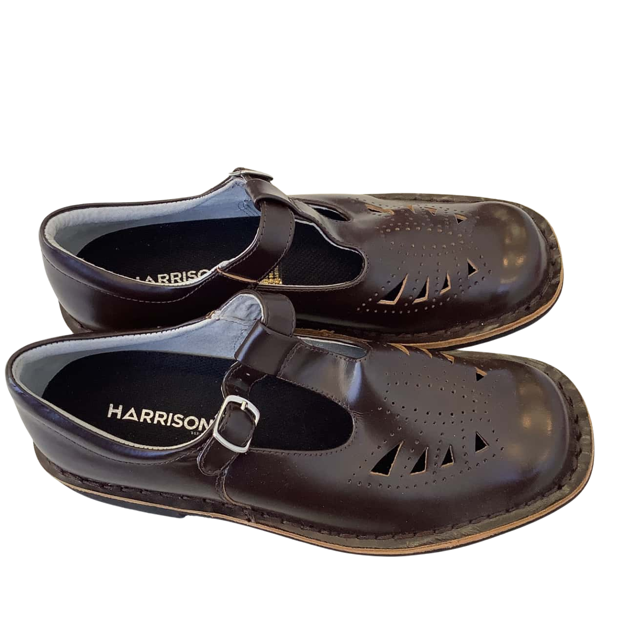 Brand New Harrison Womens Size AUS 11-12 (Maybe) T-Bar Leather Shoes ...