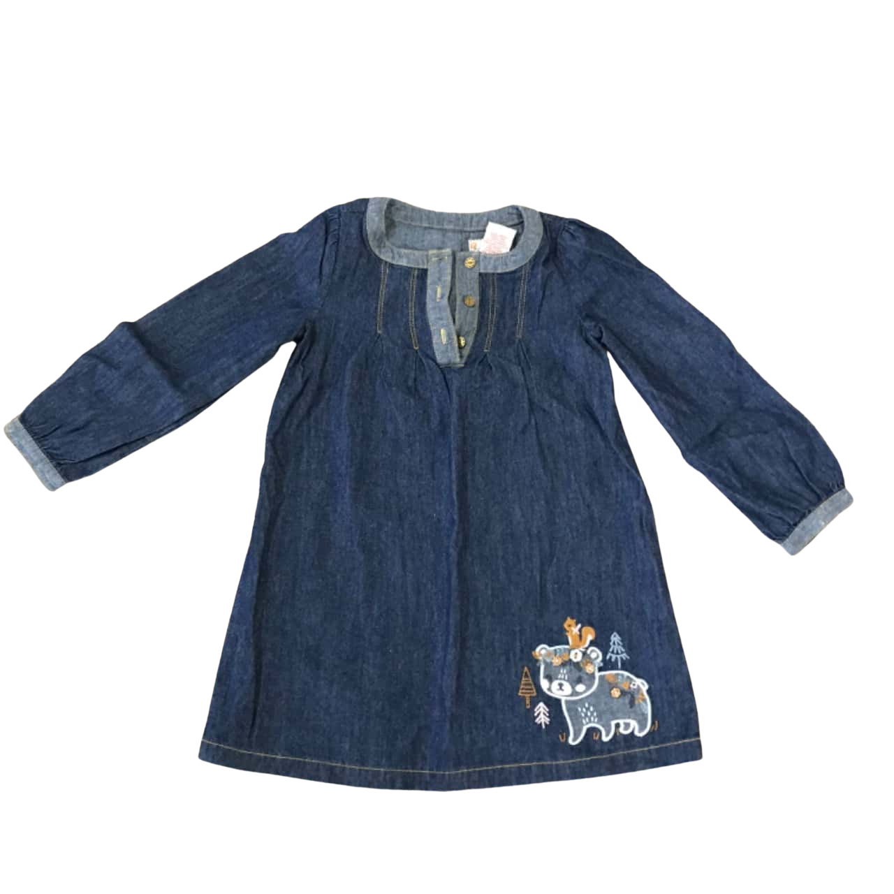 Gillians Closet Kids Size 4 Dress Navy Blue