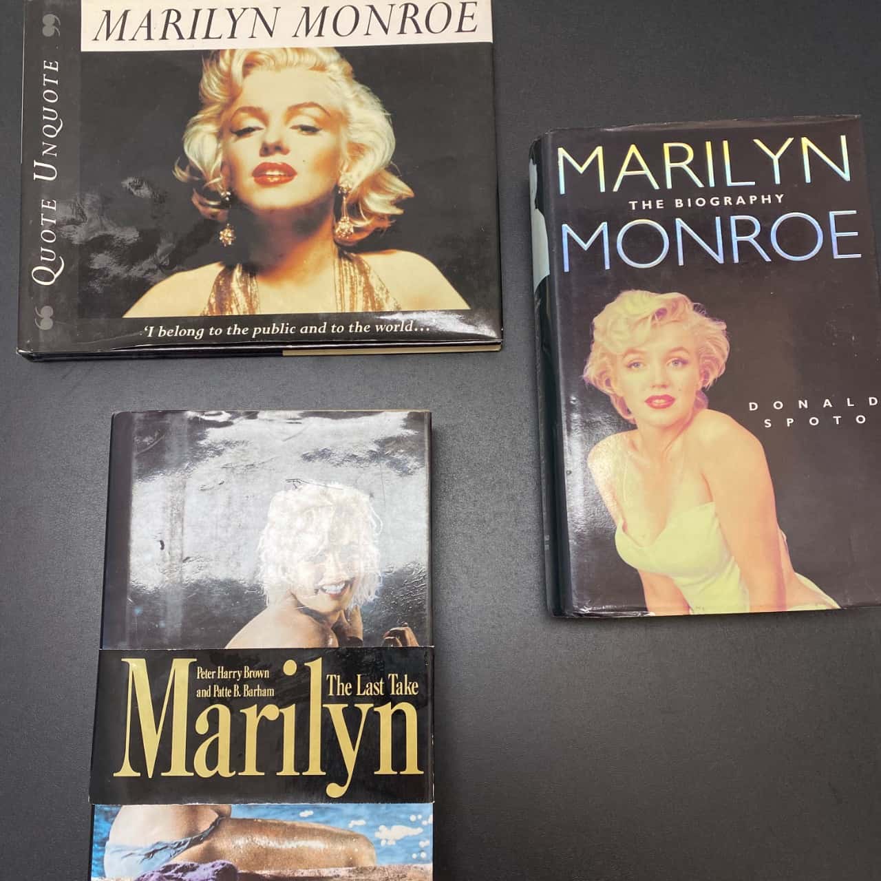 Marilyn Munroe 3 book set