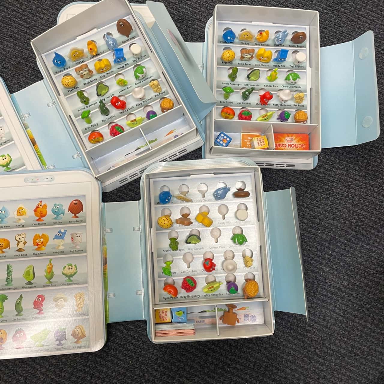 Coles Stickeez. 5 set boxes. 3 complete, two incomplete.(s) - Used Very ...