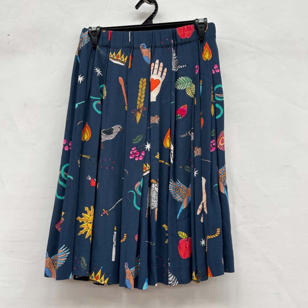 Gorman Womens Size 8 Knee Length Navy Blue (s)