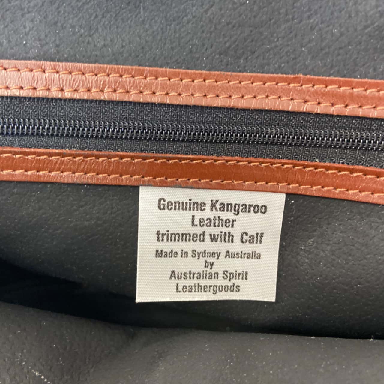 Aust Spirit leather goods kangaroo leather bagbag(s)