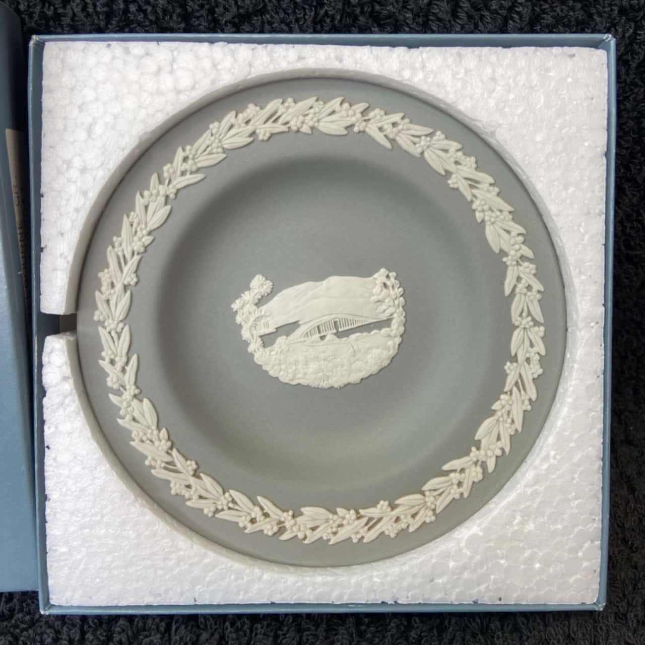 Wedgwood Miniature Bridge Crossing Grey(s)