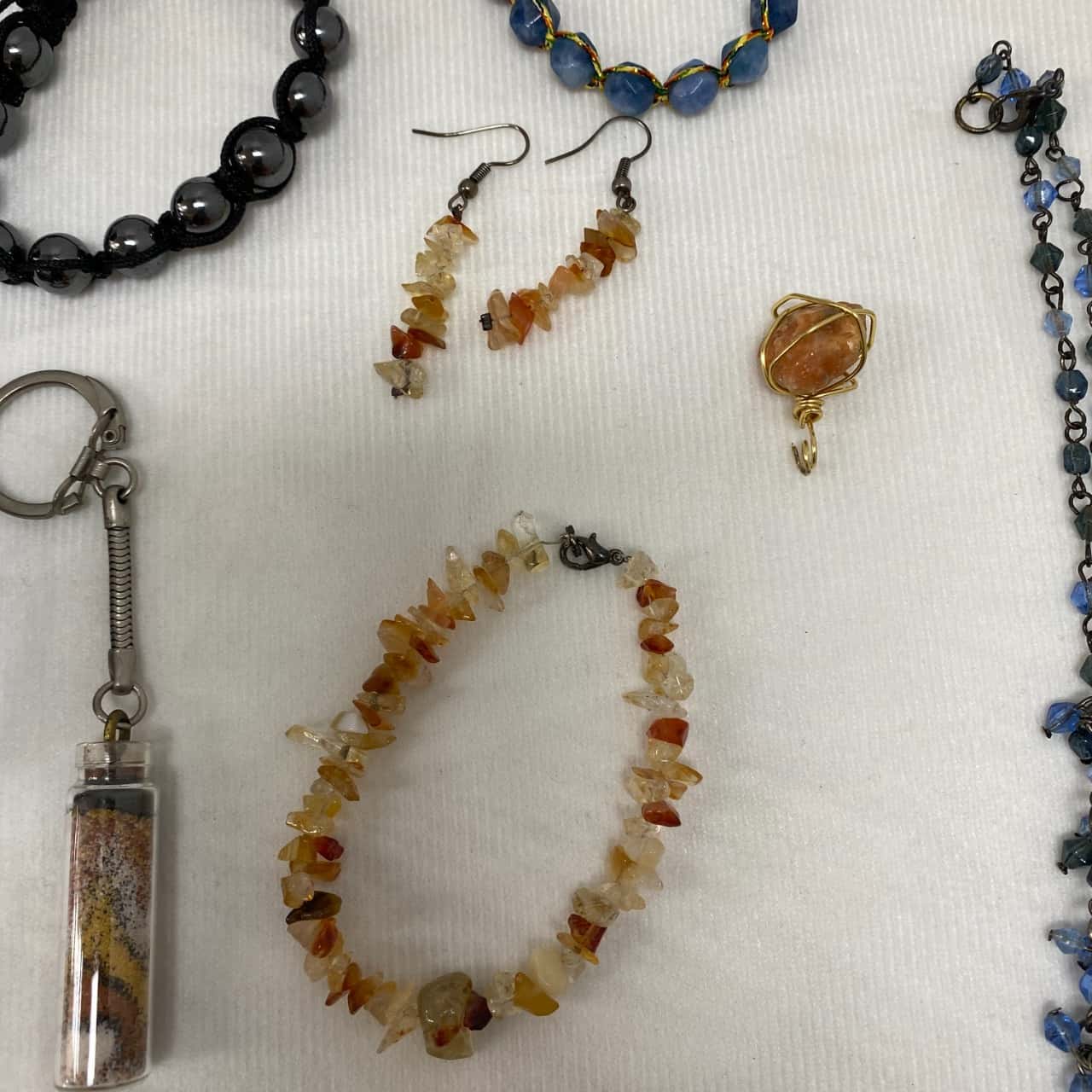 Bundle of Assorted Jewellery items Gems and Crystals(s)