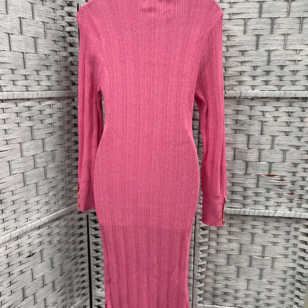 Sheike Womens Size XL Bodycon Dress Pink (s)