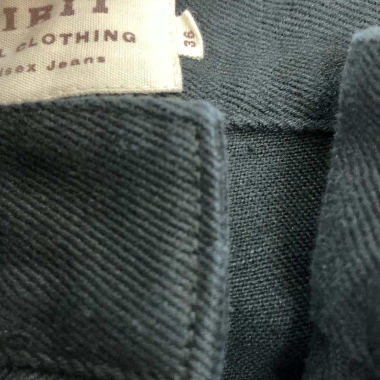 Mens Spirit Size 36 Straight Leg Jeans Black