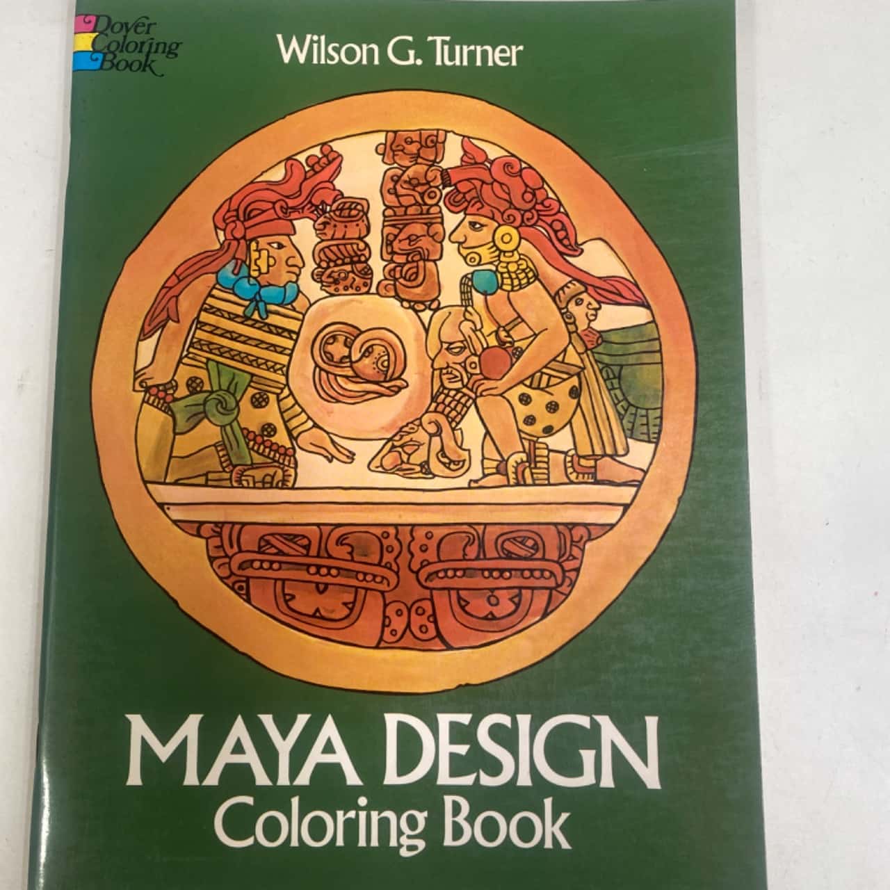 Vintage Dove Colouring book - maya design