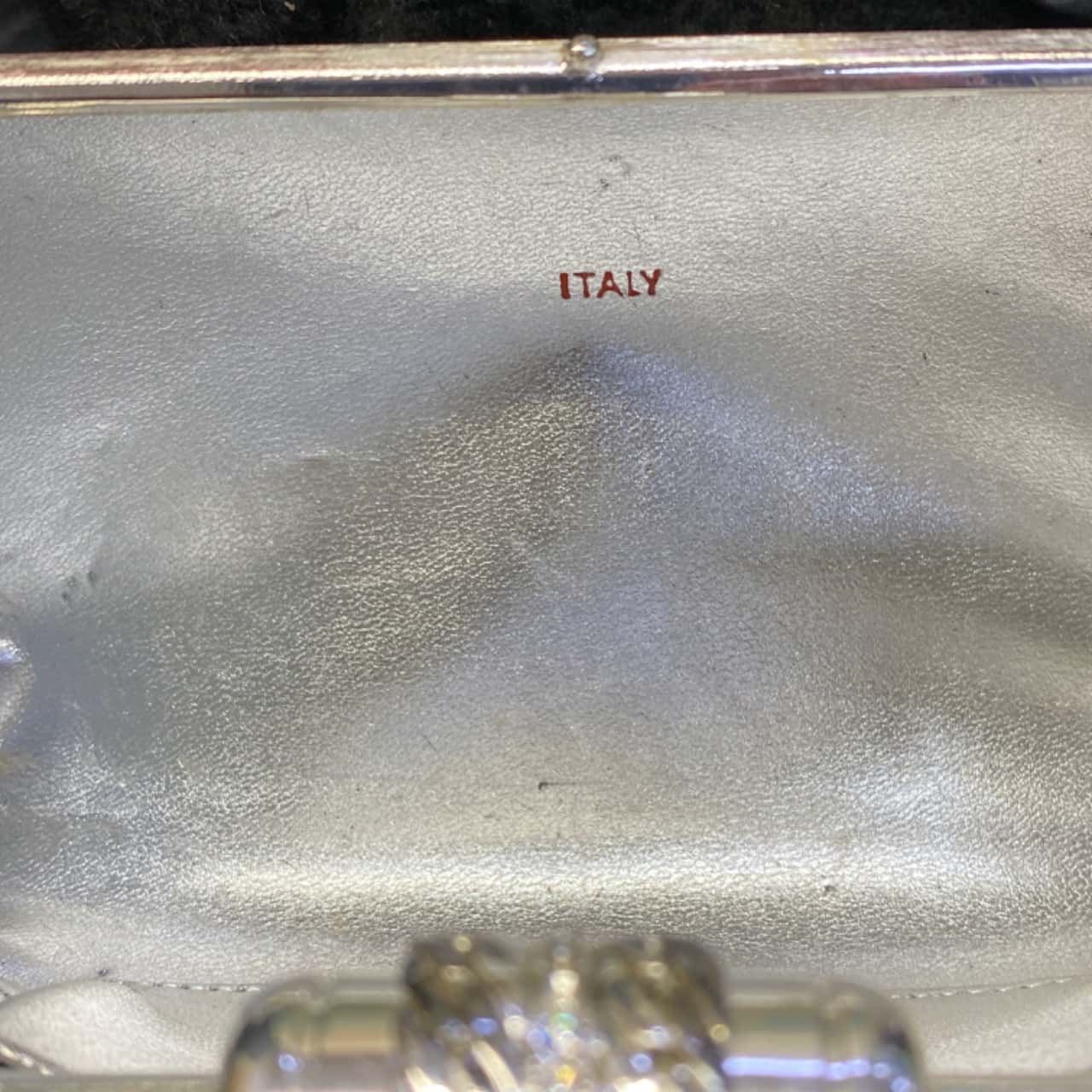 Vintage Rodo Womens Metal Purse Silver Colour Italy (s)