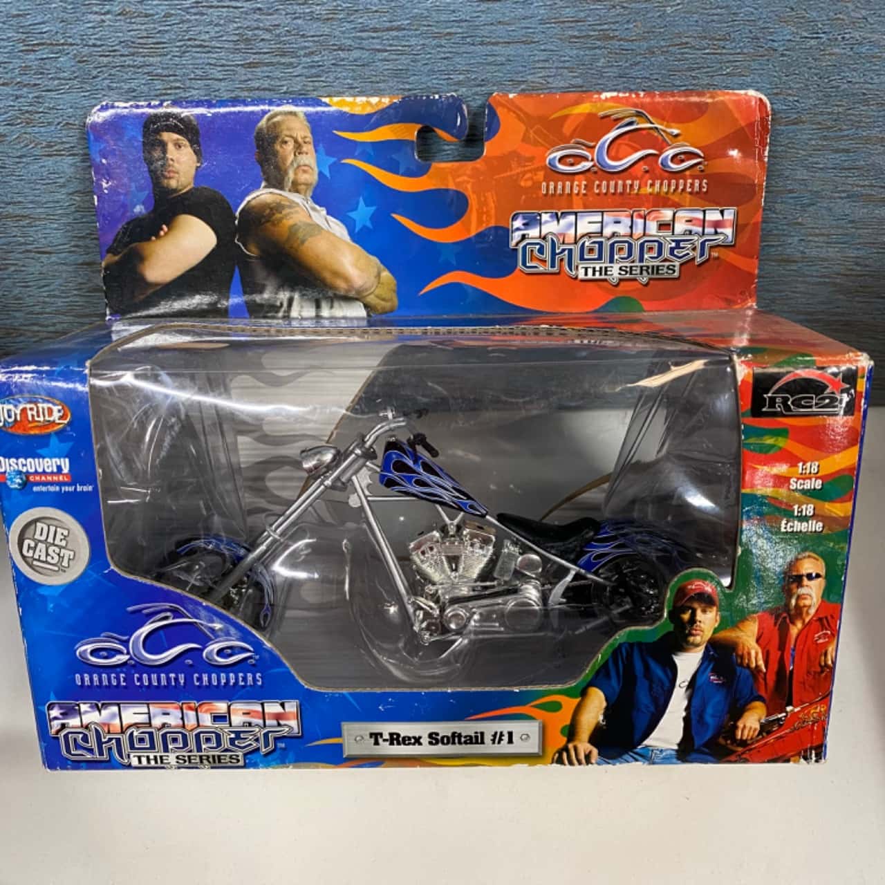 American Chopper series 1/18 DieCast T-Rex Softail(s)