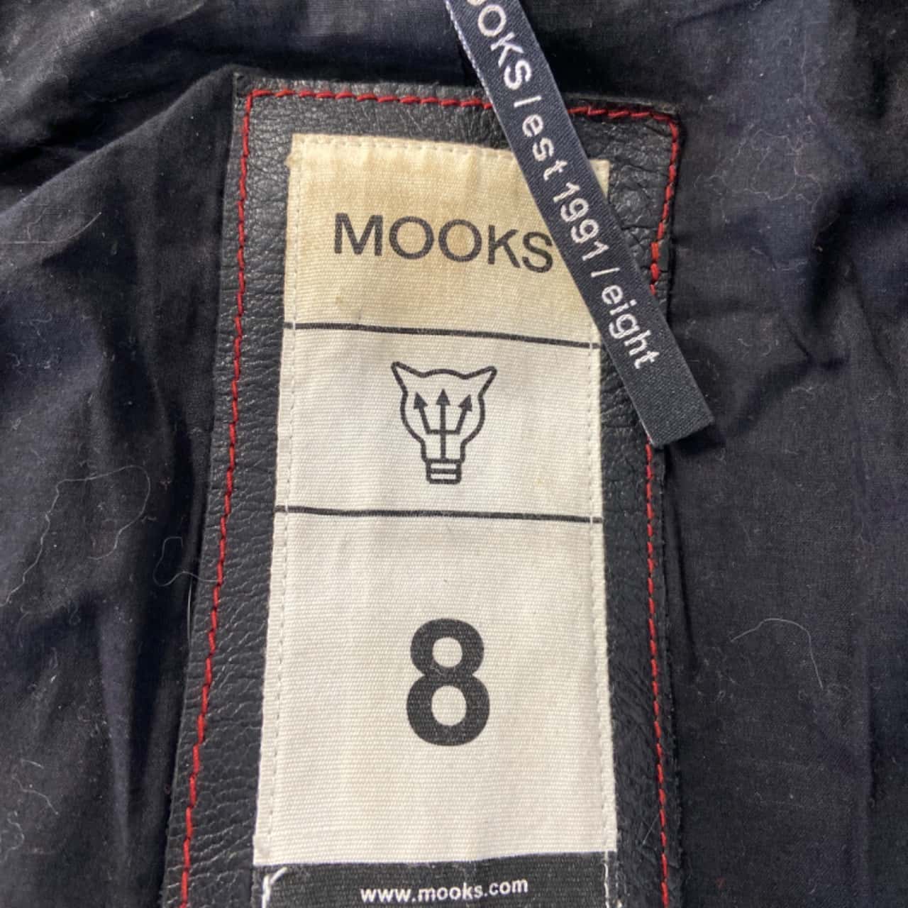 Mooks black leather Size 8 Black (s)