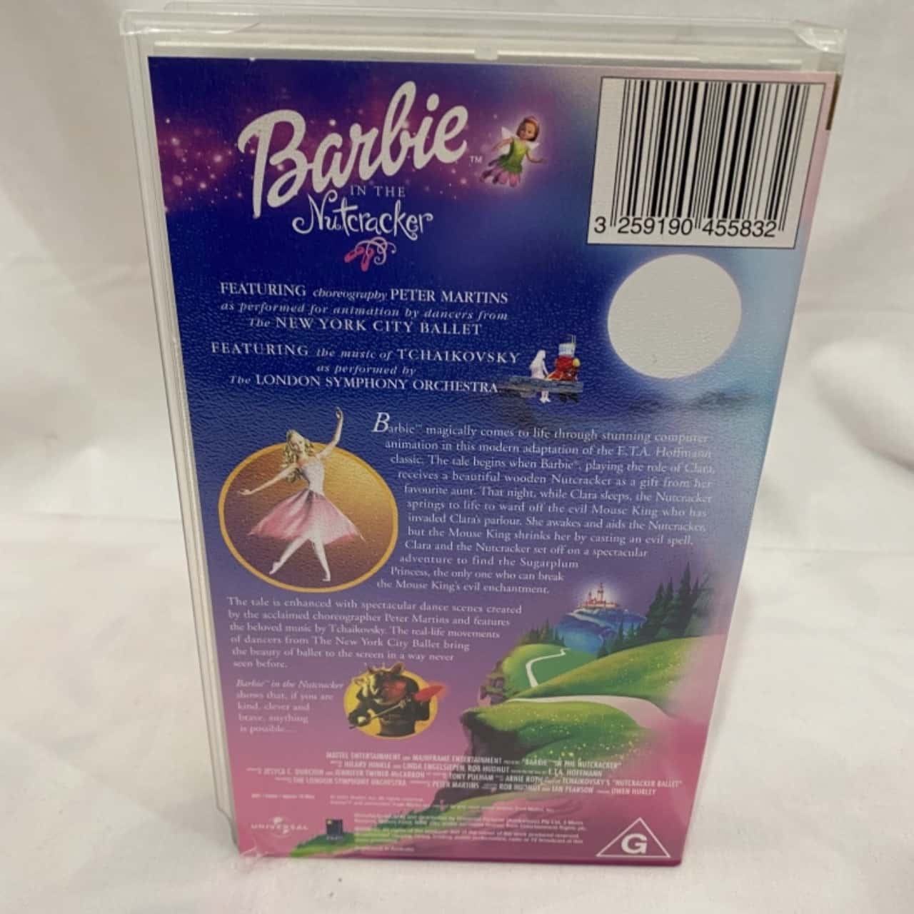 BARBIE VHS BUNDLE X 2 - Rapunzel and The Nutcracker