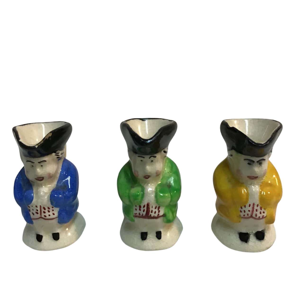 "Reduced" Rare Vintage 3 mini mini Devonmoor Pottery Toby Jugs(s)