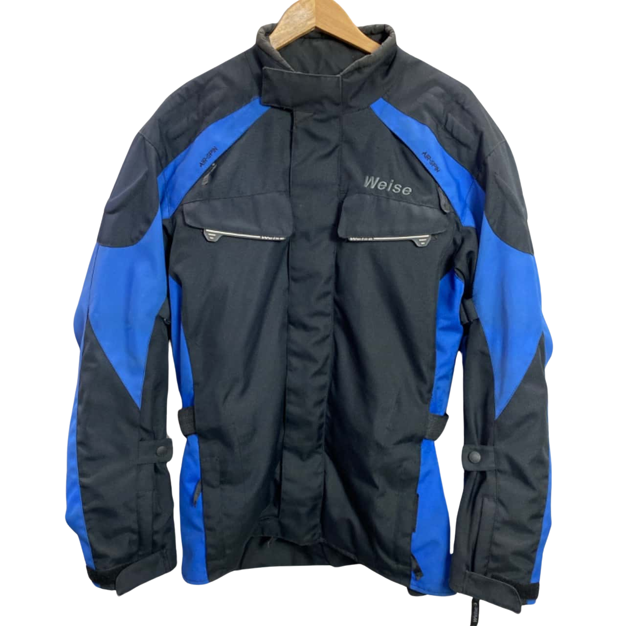 Men’s Weise Airspin Size XL Black / Blue Biker / Front Zipper ...