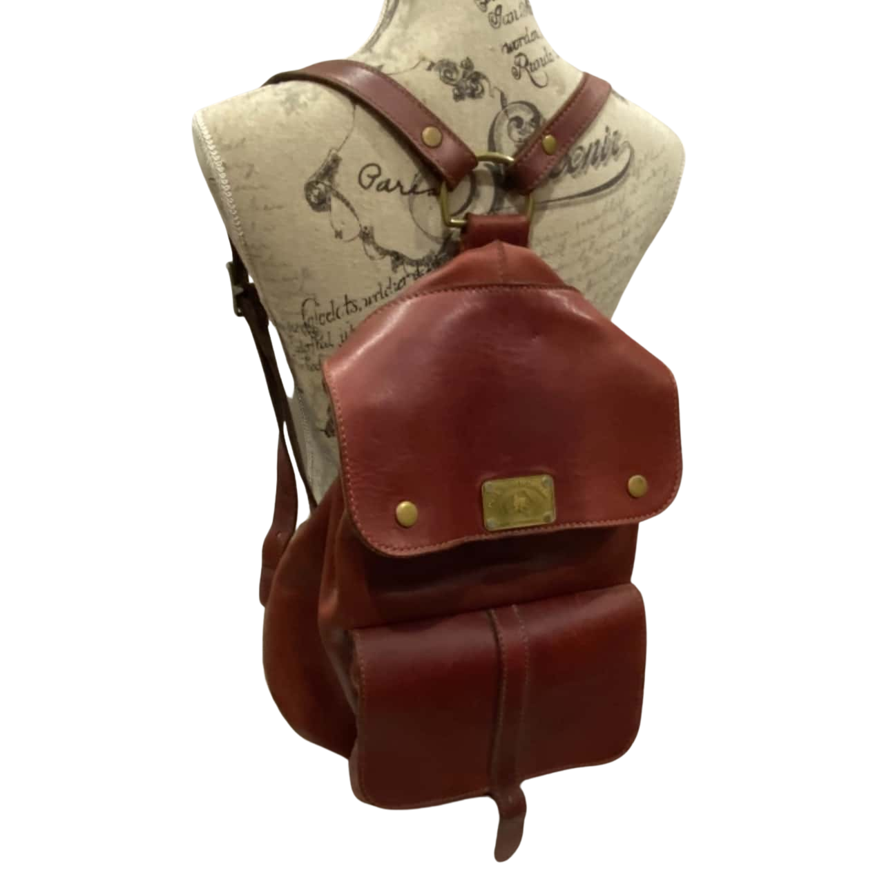 Womens Pack Saddle Leather Large Riders Bucket Backpack Tote Duffle ...