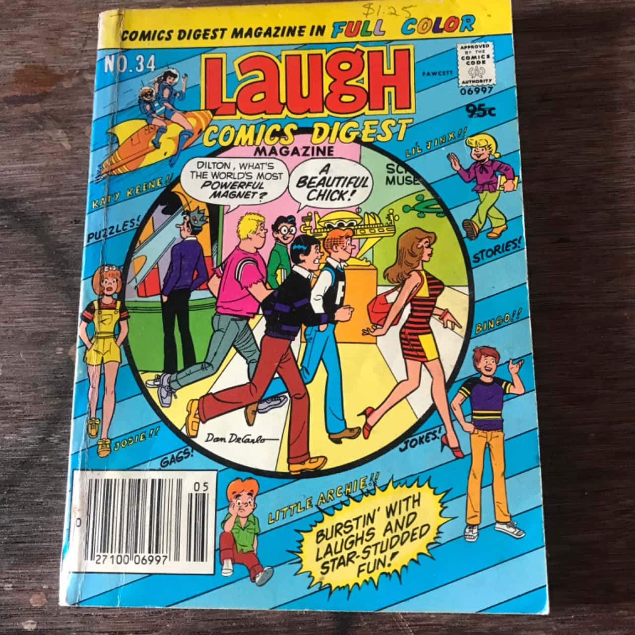 3x Vintage Laugh Comics Digest Magazine