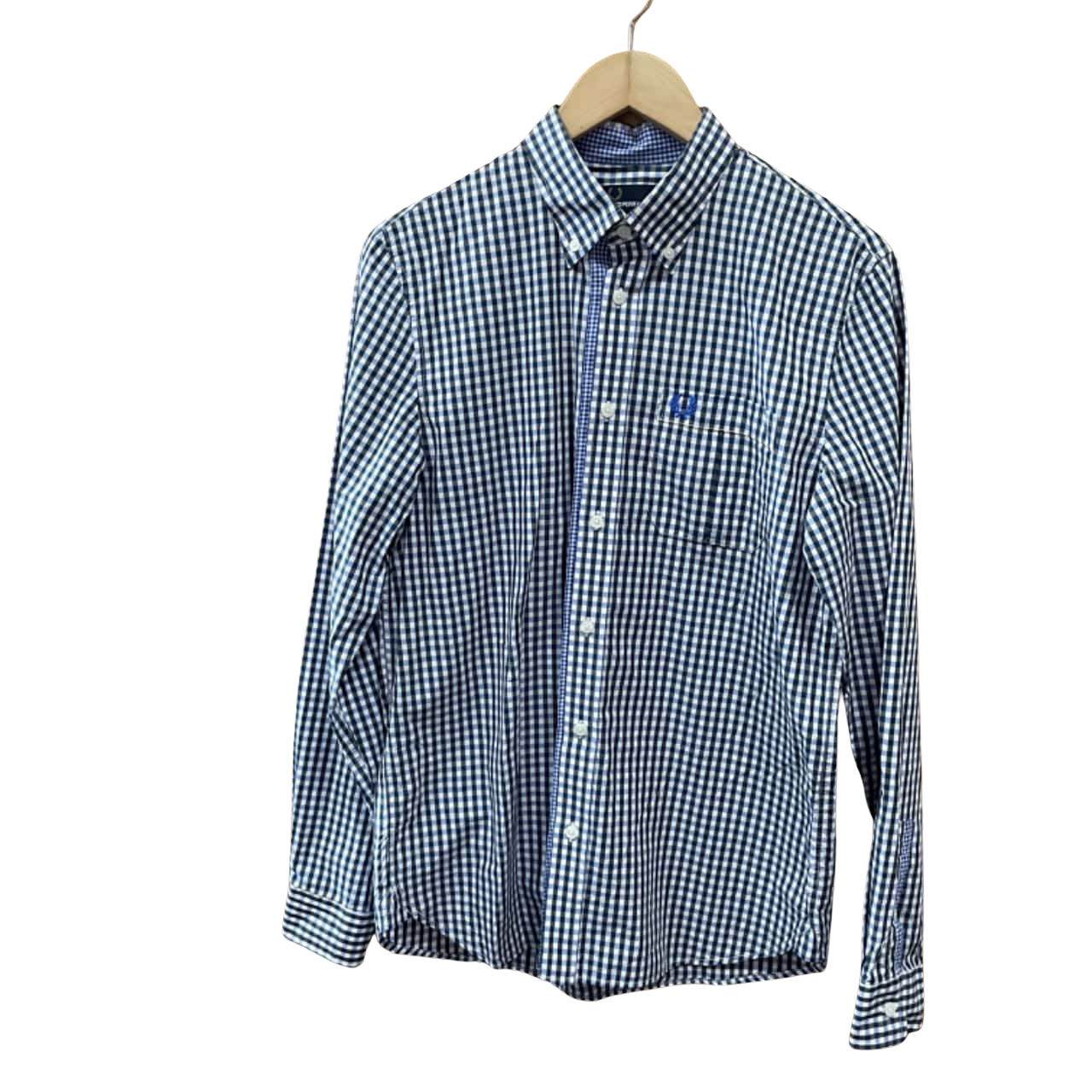 Fred Perry Check Cotton Shirt Size M(s)