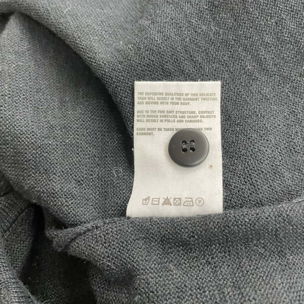 Skin and Threads Womens Size 0 Button-down Cardigan Black with side splits