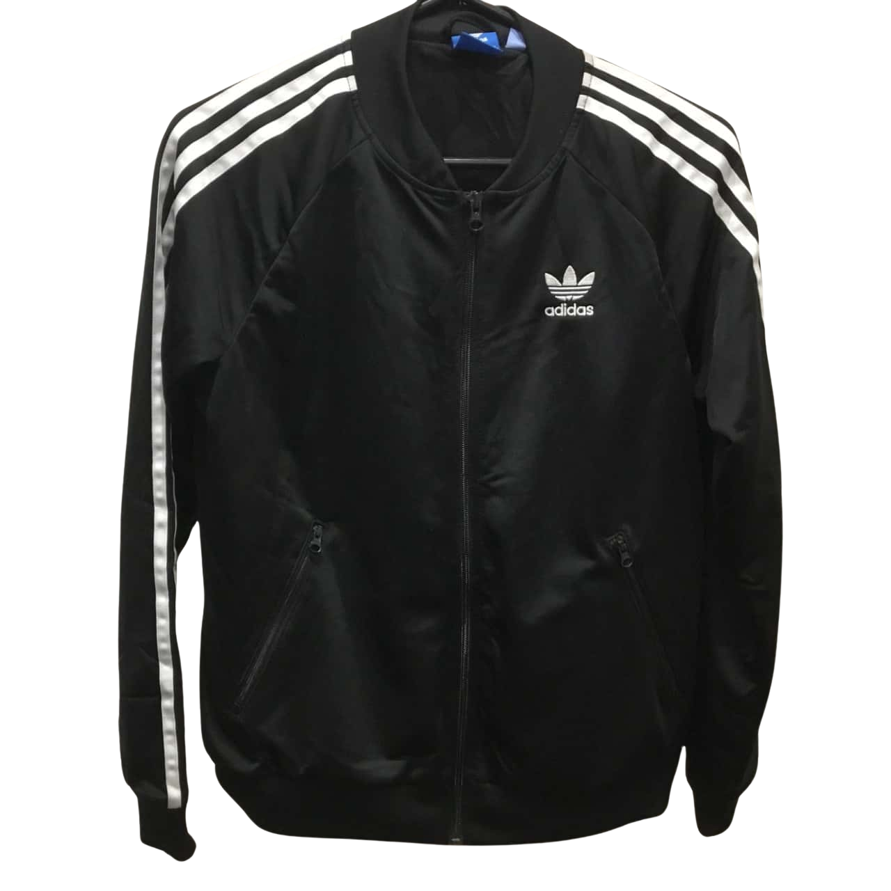 Adidas Black & White Sports Jacket Size 12