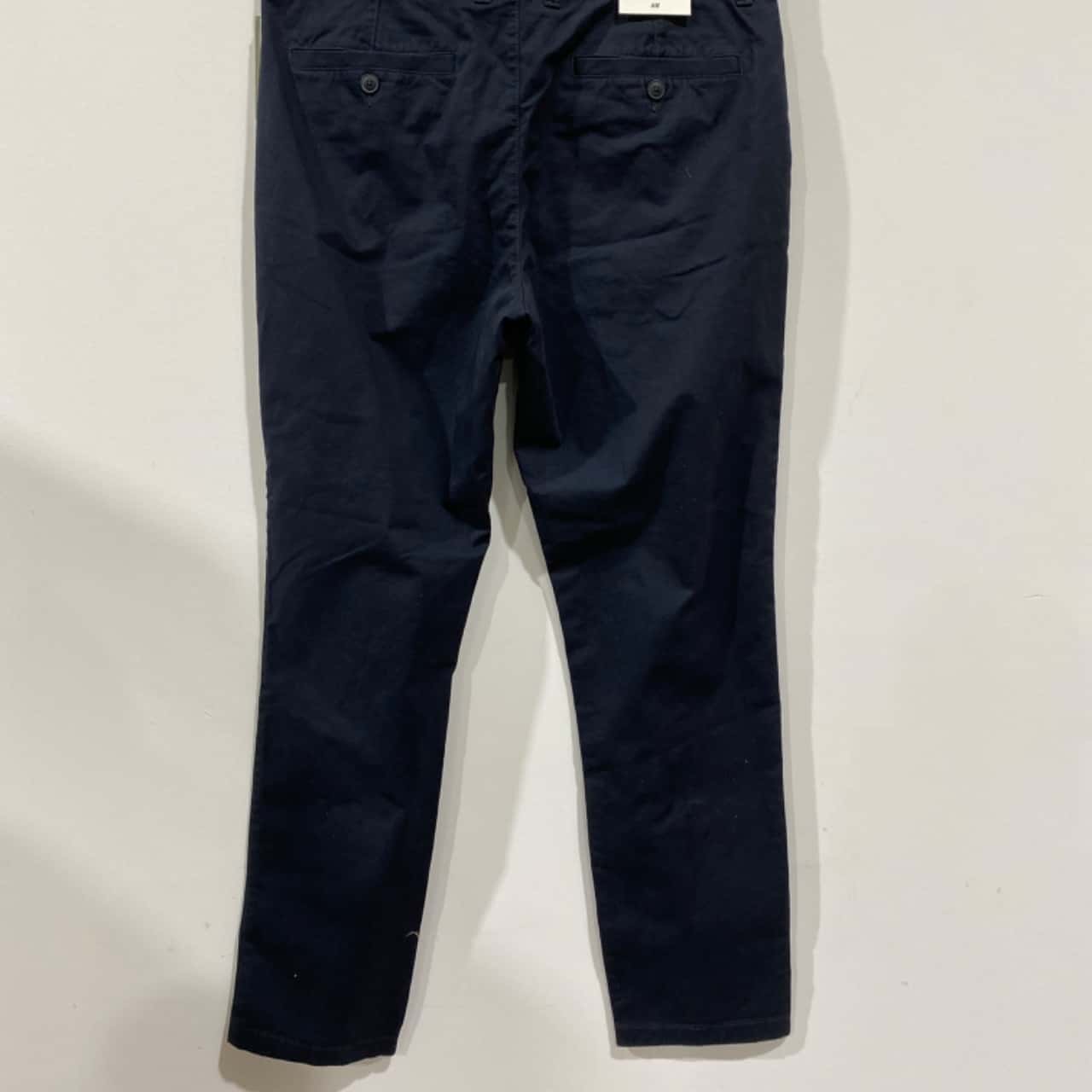 H&M Mens Pants Size 36 Slim fit Navy Blue