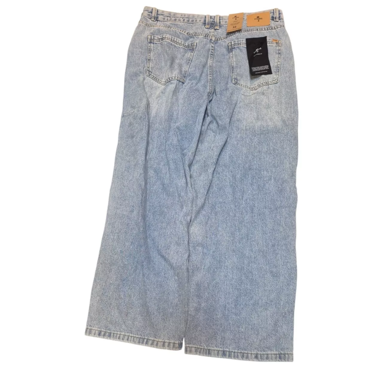 Thrills Mens Size 32 Wide Leg Jeans Blue - New With Tags | Salvos Stores