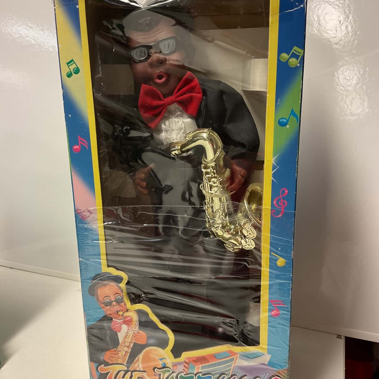 Vintage the jazzman battery operated toy brand new in original box (s ...