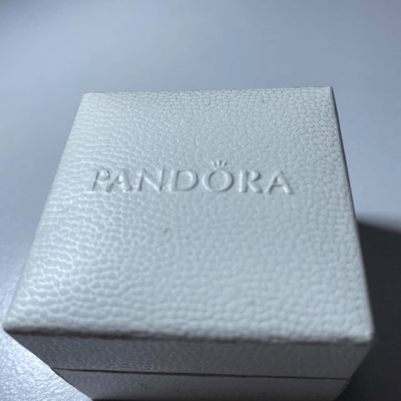 PANDORA Garnet January Birthday Blooms Stamped Silver Bubble Ring ...